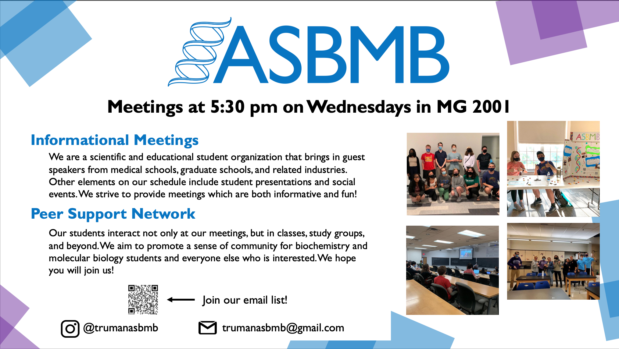 American Society for Biochemistry and Molecular Biology at Truman